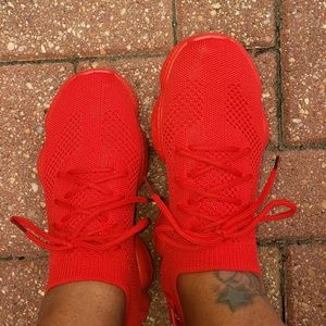 Shoes | Comfortable Red Sock Sneaker | Poshmark